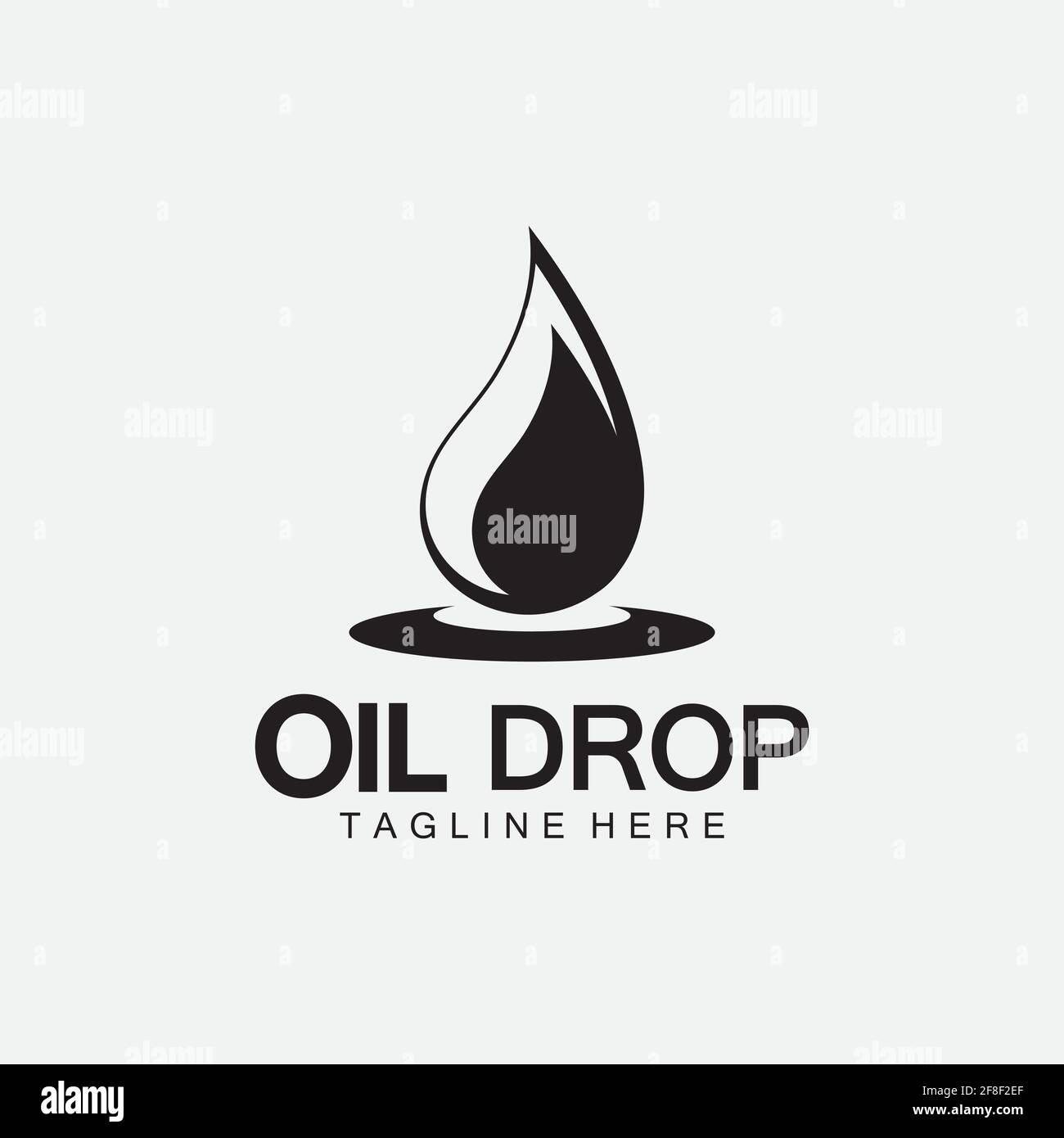 Oil drop logo vector illustration design template,design inspiration ...