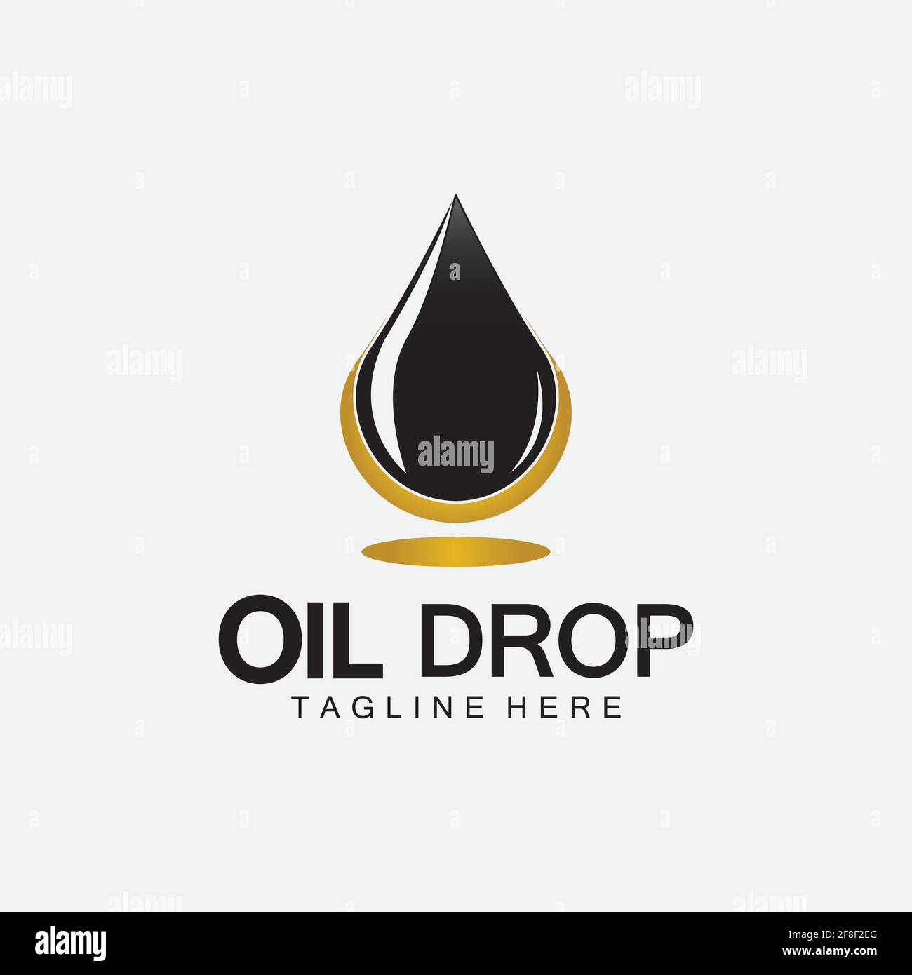 Oil drop logo vector illustration design template,design inspiration ...