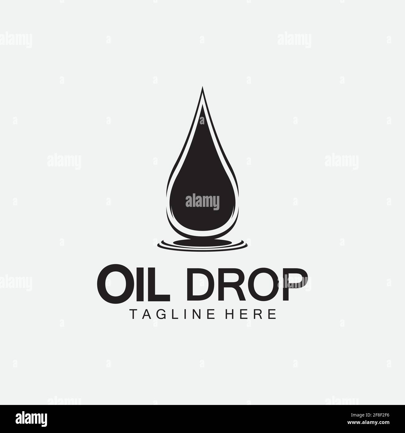 Oil drop logo vector illustration design template,design inspiration ...