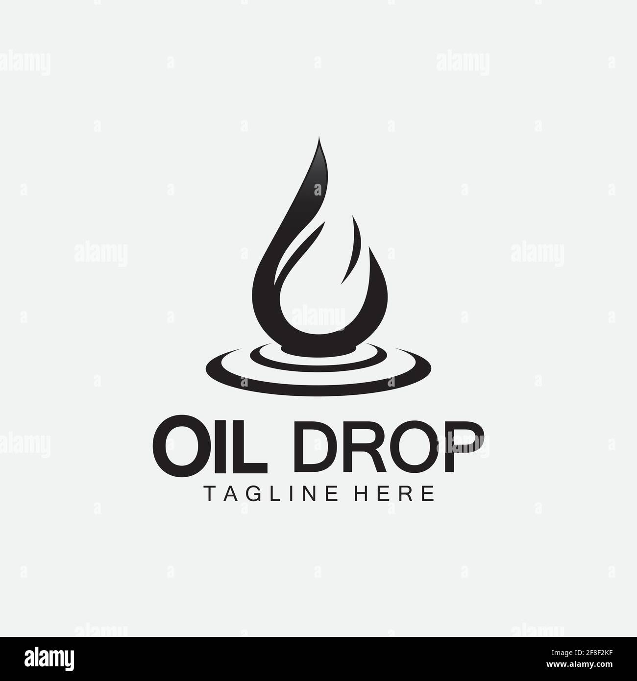 Oil drop logo vector illustration design template,design inspiration ...