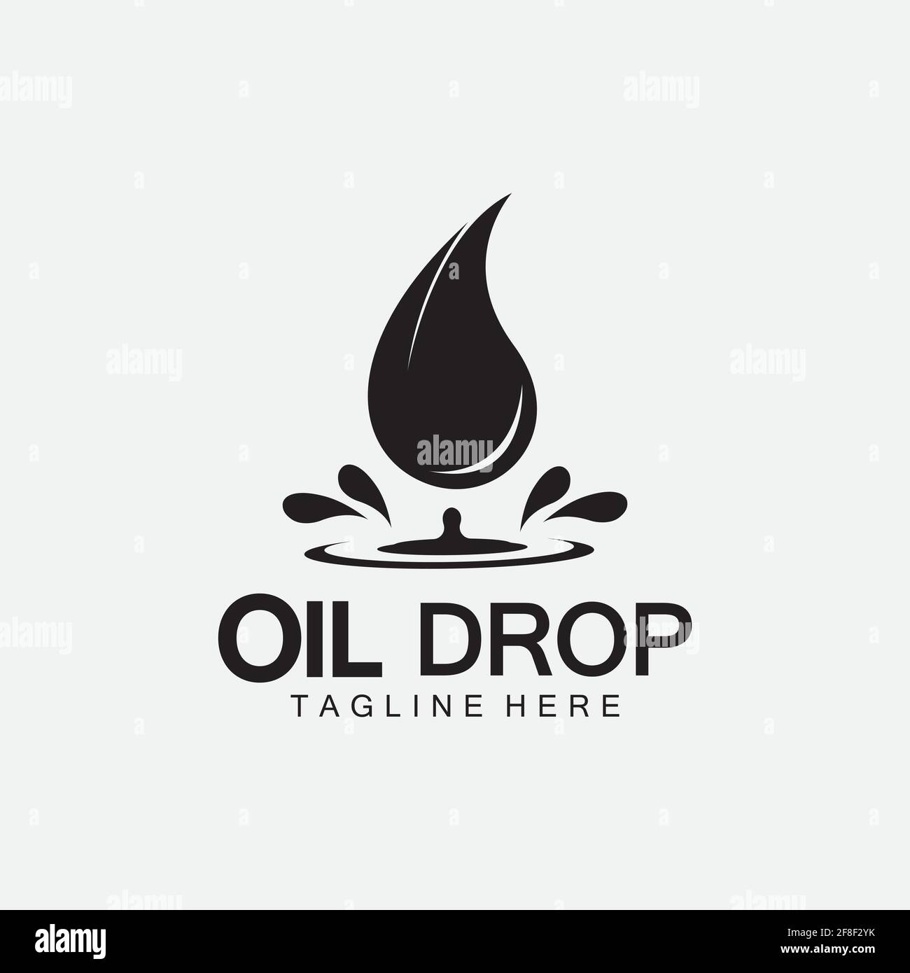 Oil drop logo vector illustration design template,design inspiration ...