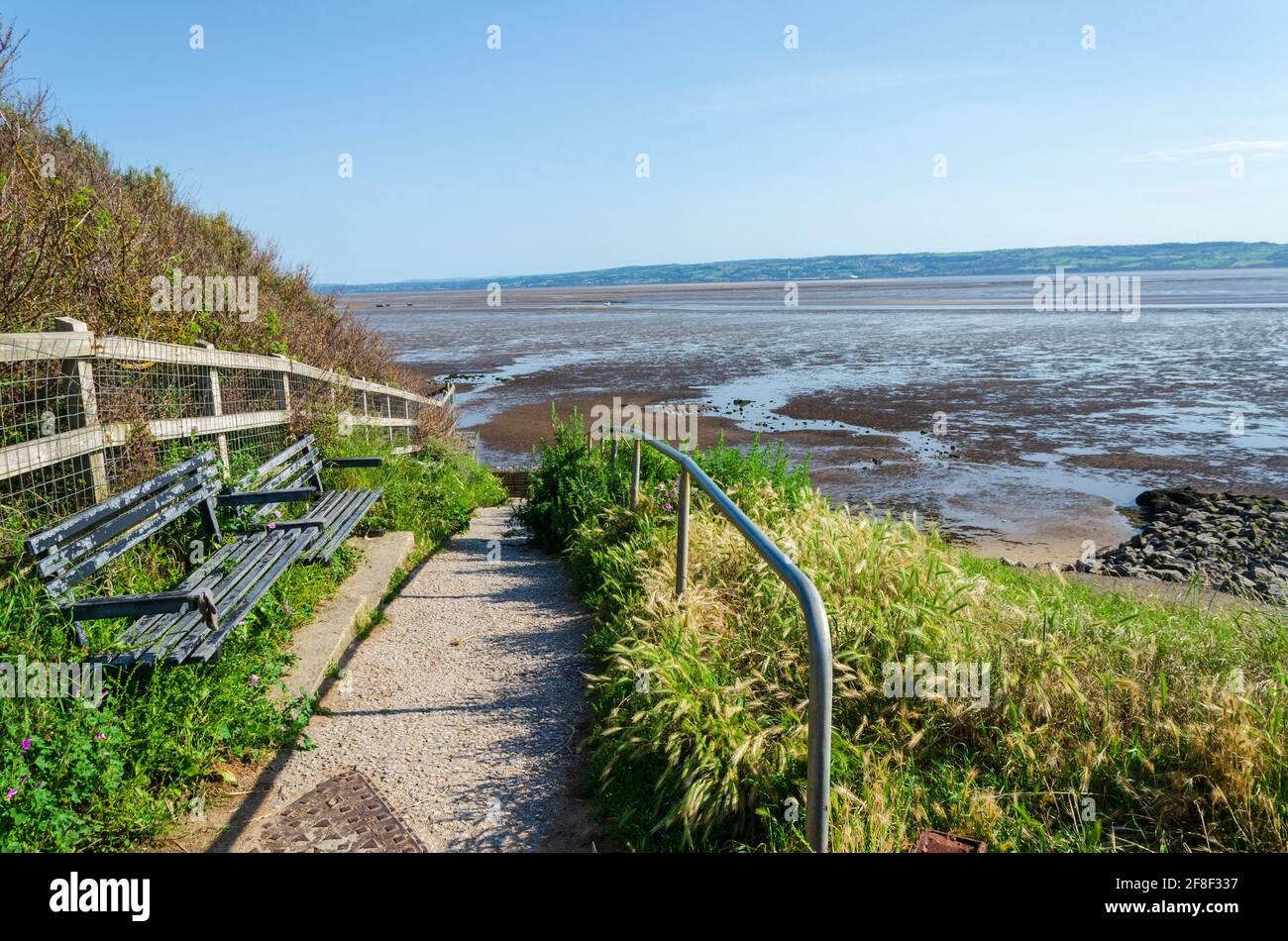 Caldy Beach is located on the Wirral side of the River Dee estuary ...