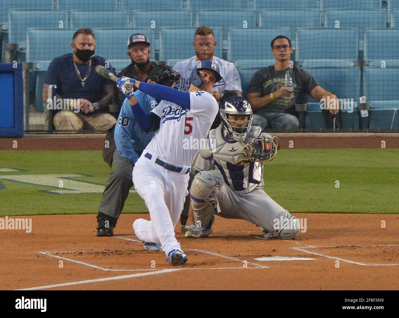 Los Angeles, United States. 14th Apr, 2021. Los Angeles Dodgers ...