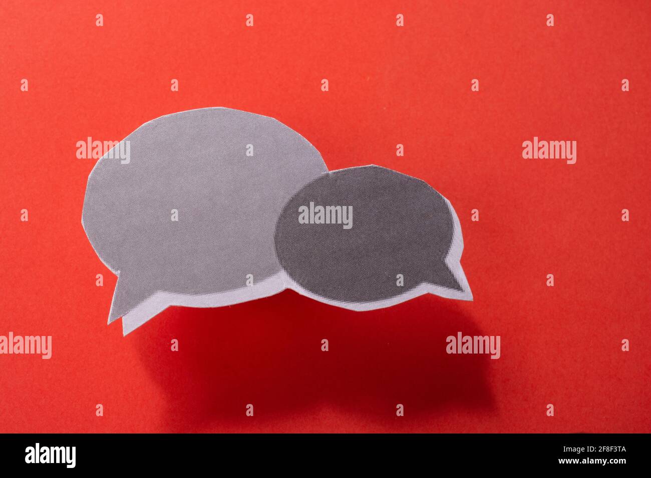 Mini speech bubble for expressing idea, thought and speech Stock Photo ...