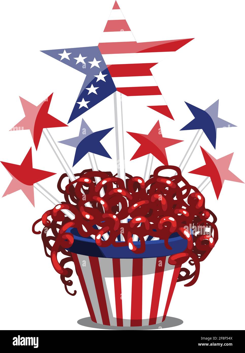Happy july 4th stars vector stock image Stock Vector Image & Art - Alamy