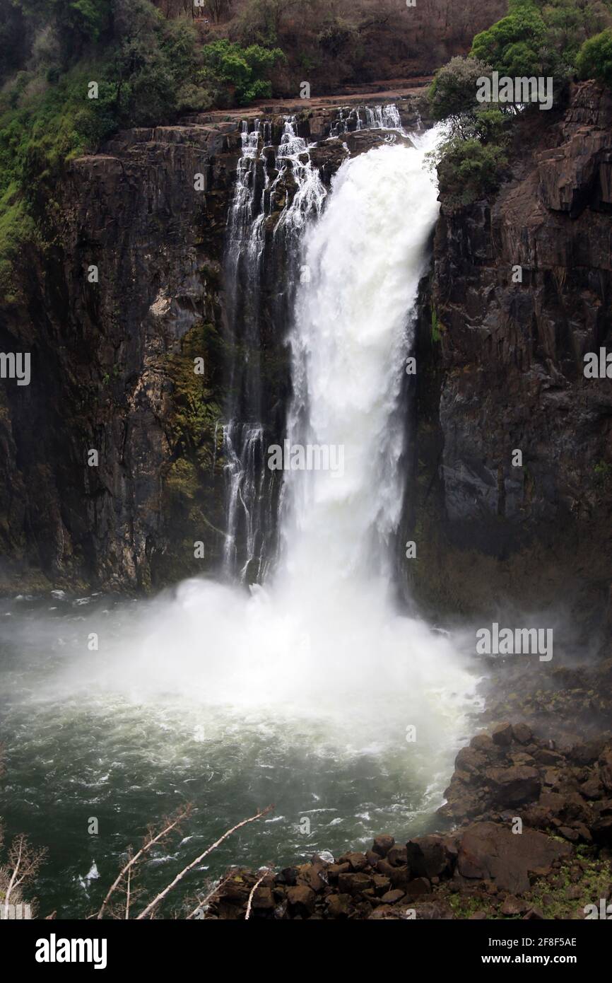 Devil's Cataract, Victoria Falls, Zimbabwe, Africa Stock Photo - Alamy