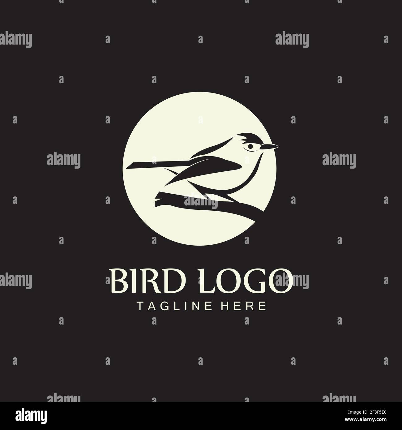 bird logo vector icon design template Stock Vector Image & Art - Alamy