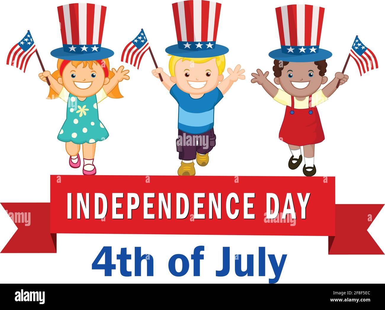 Patriotic Kids Clipart