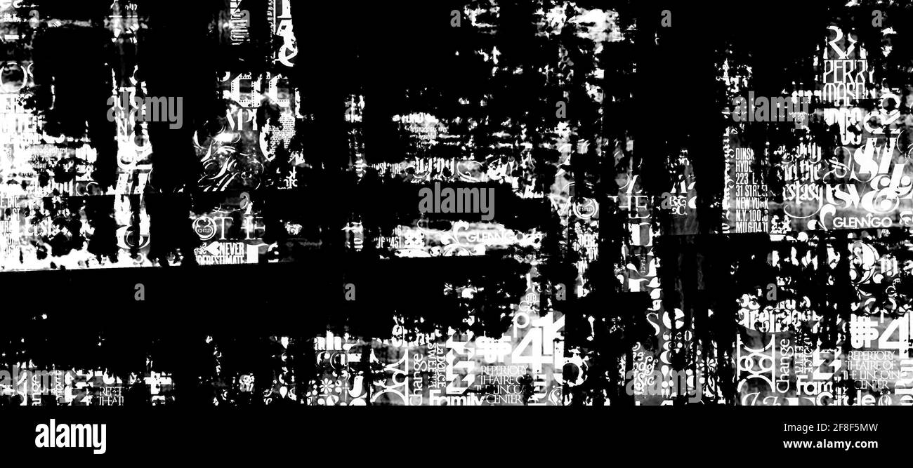 Abstract grunge futuristic lettering background. Drawing on old grungy ...