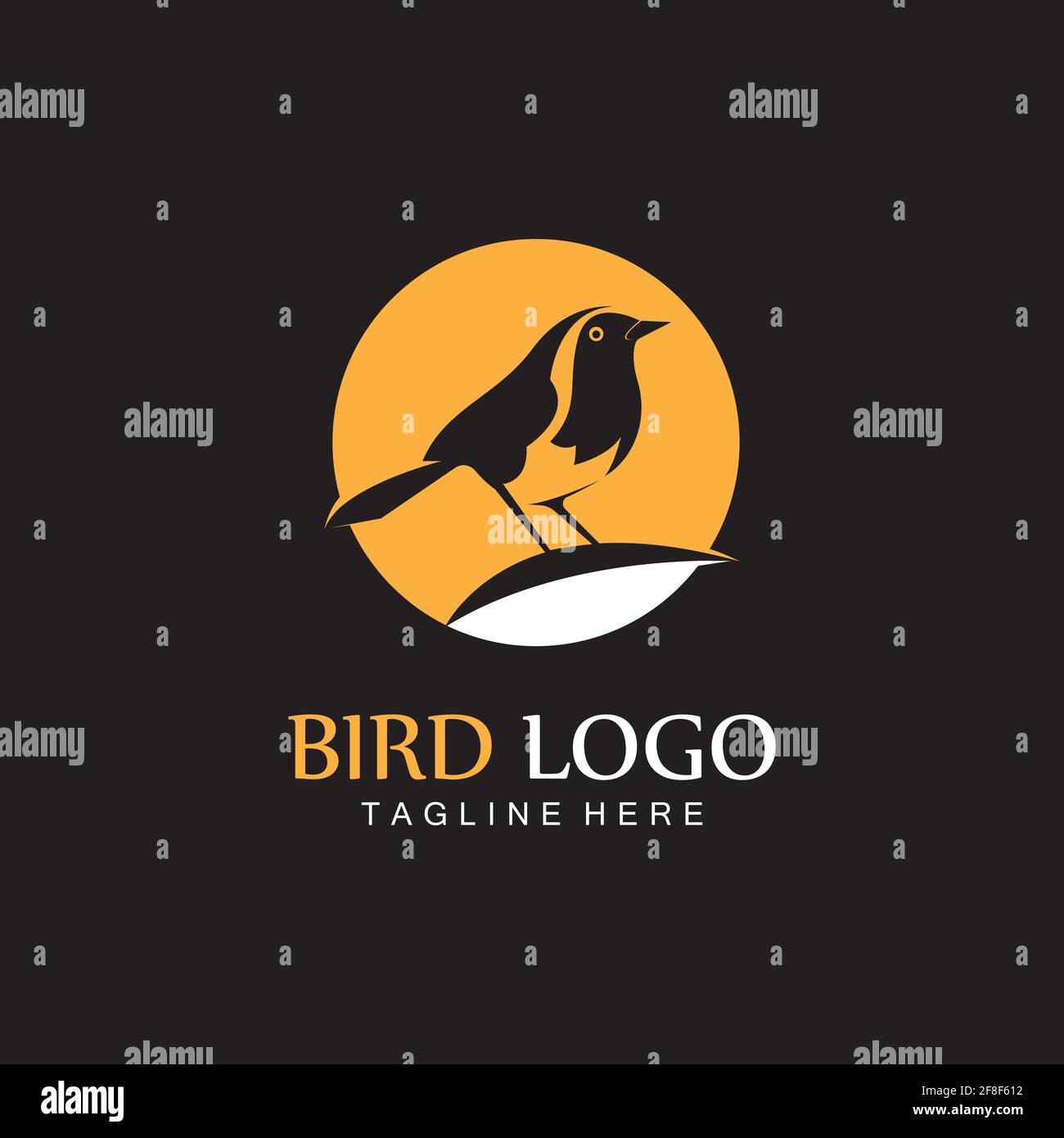 bird logo vector icon design template Stock Vector Image & Art - Alamy