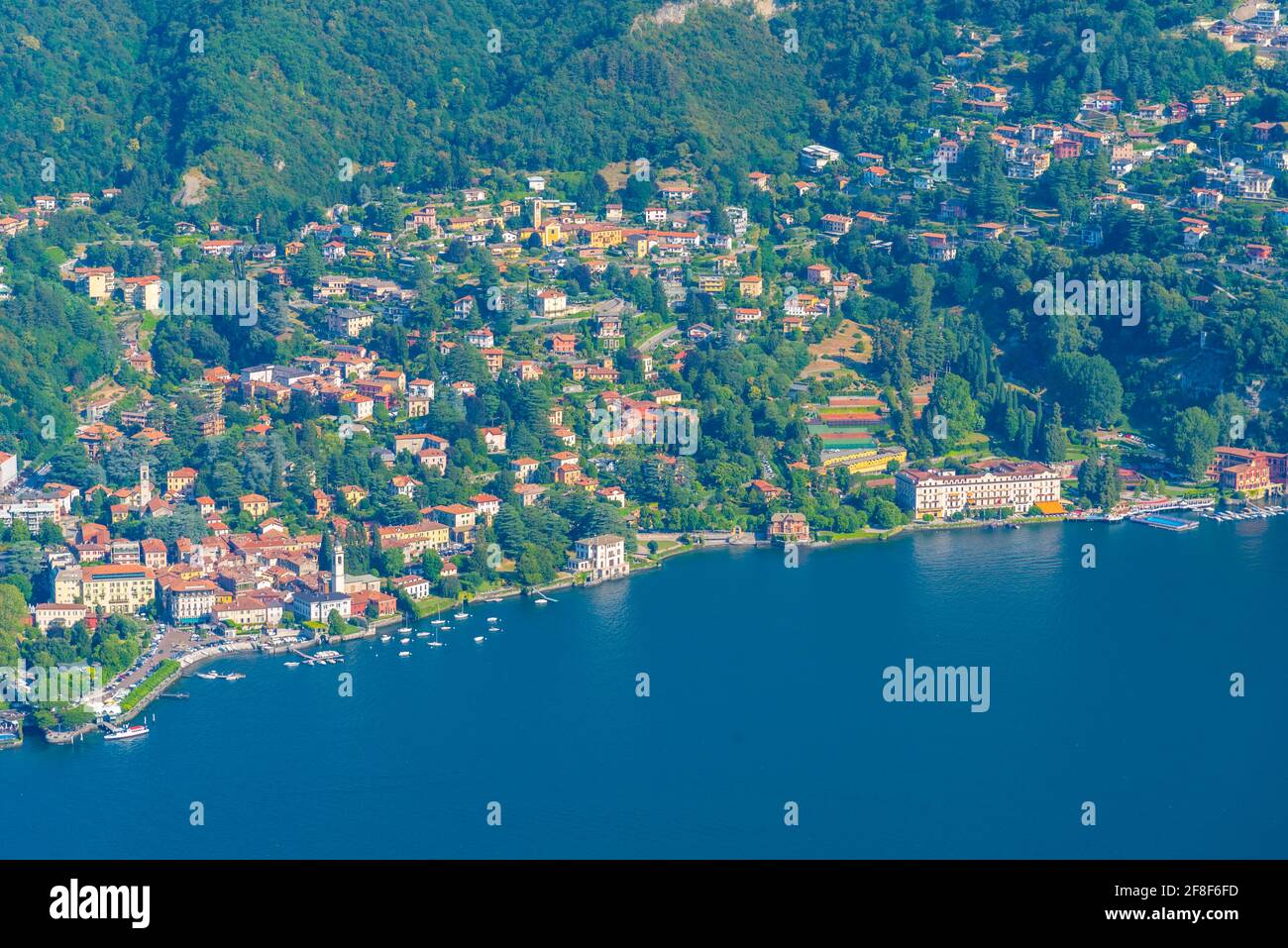 Aerial view of Villa Erba at lake Como in Italy Stock Photo - Alamy