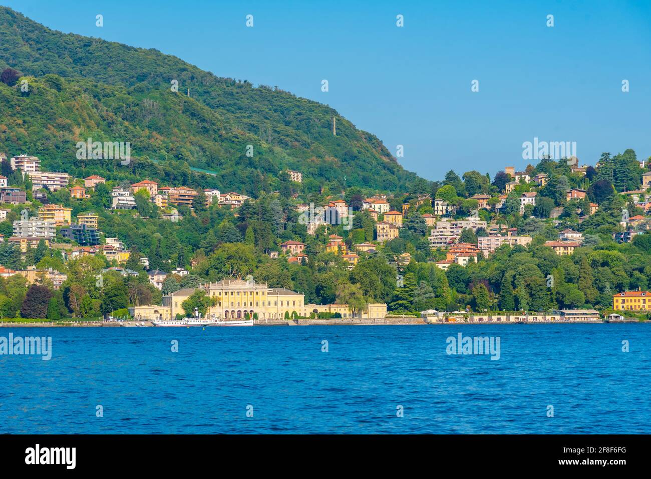 Villa Olmo situated on shore of Lago di Como in Italy Stock Photo - Alamy