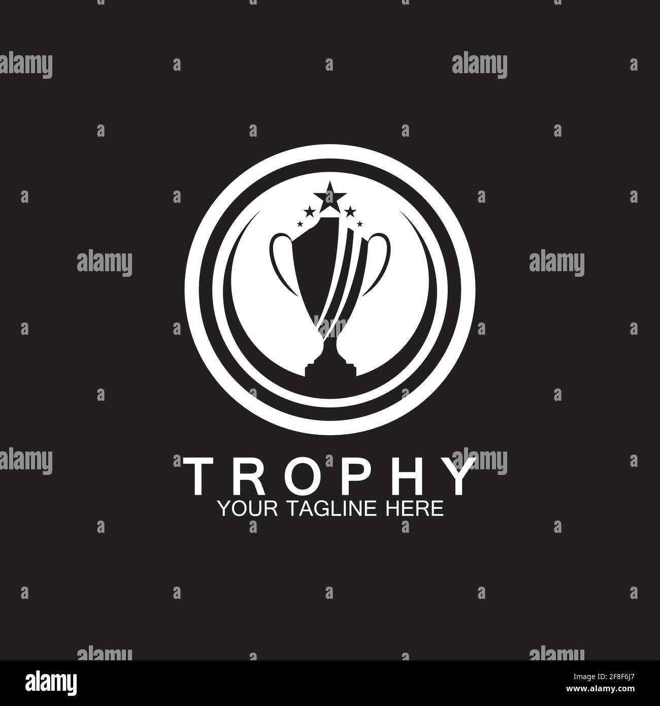 Trophy vector logo icon.champions trophy logo icon for winner award ...