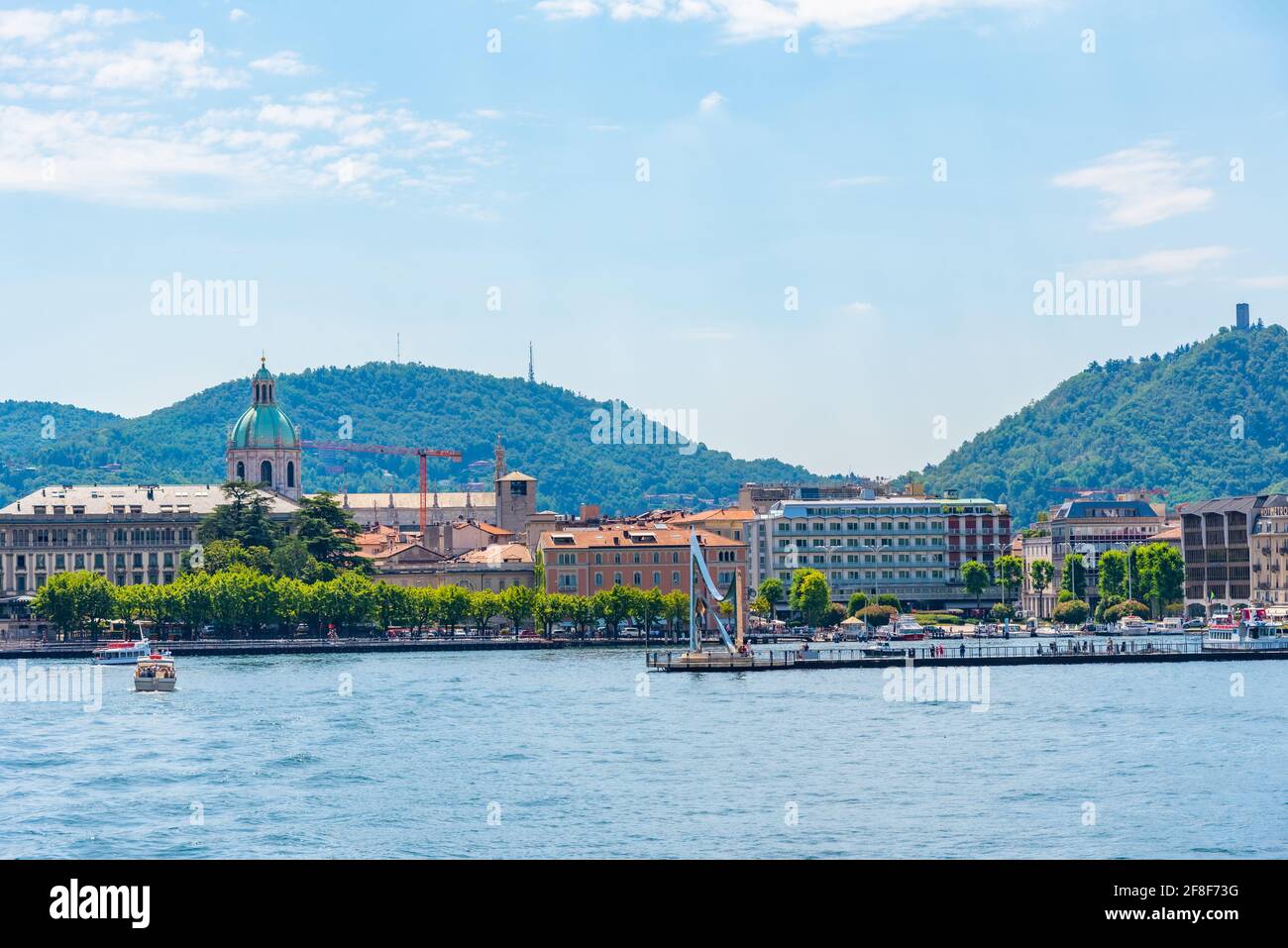 Cityscape of Italian town Como Stock Photo - Alamy