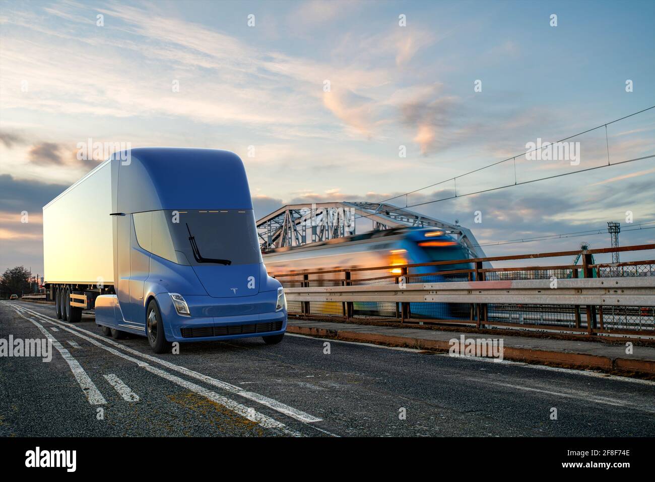 Tesla Semi Truck High Resolution Stock Photography and Images - Alamy