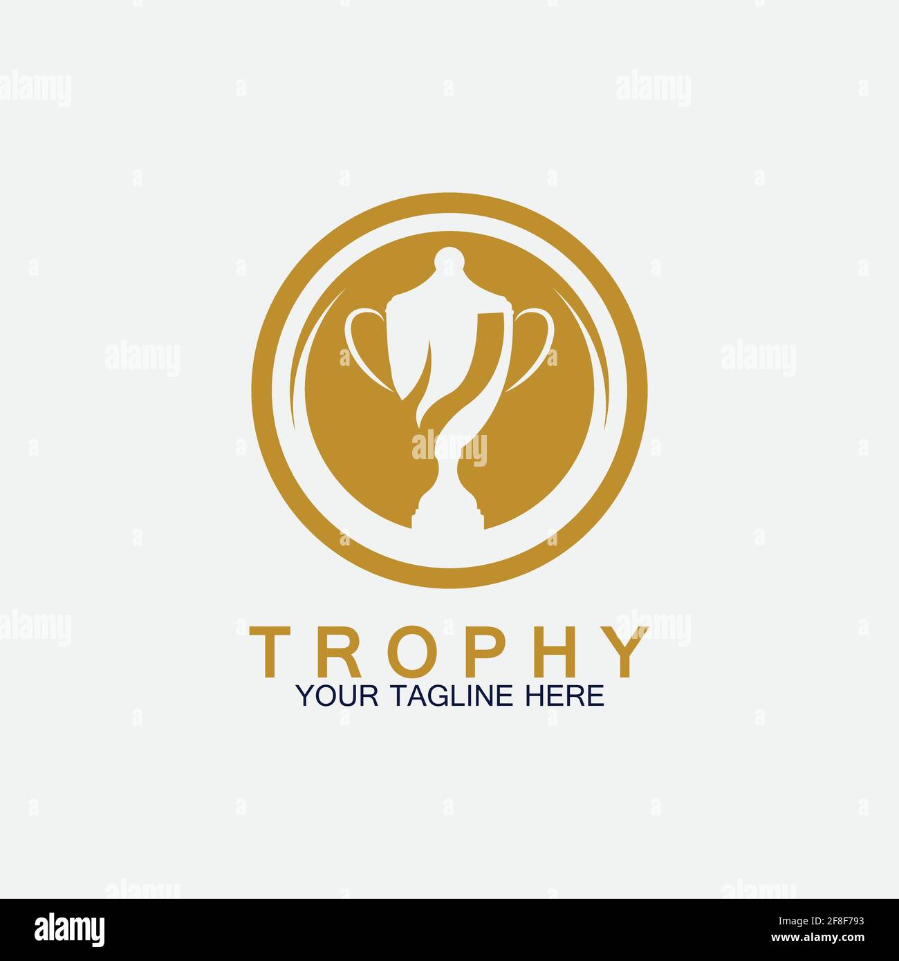 Trophy vector logo icon.champions trophy logo icon for winner award ...