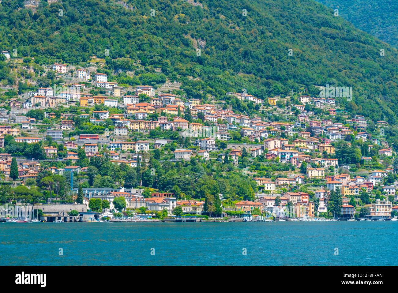 Moltrasio village and lake Como in Italy Stock Photo - Alamy