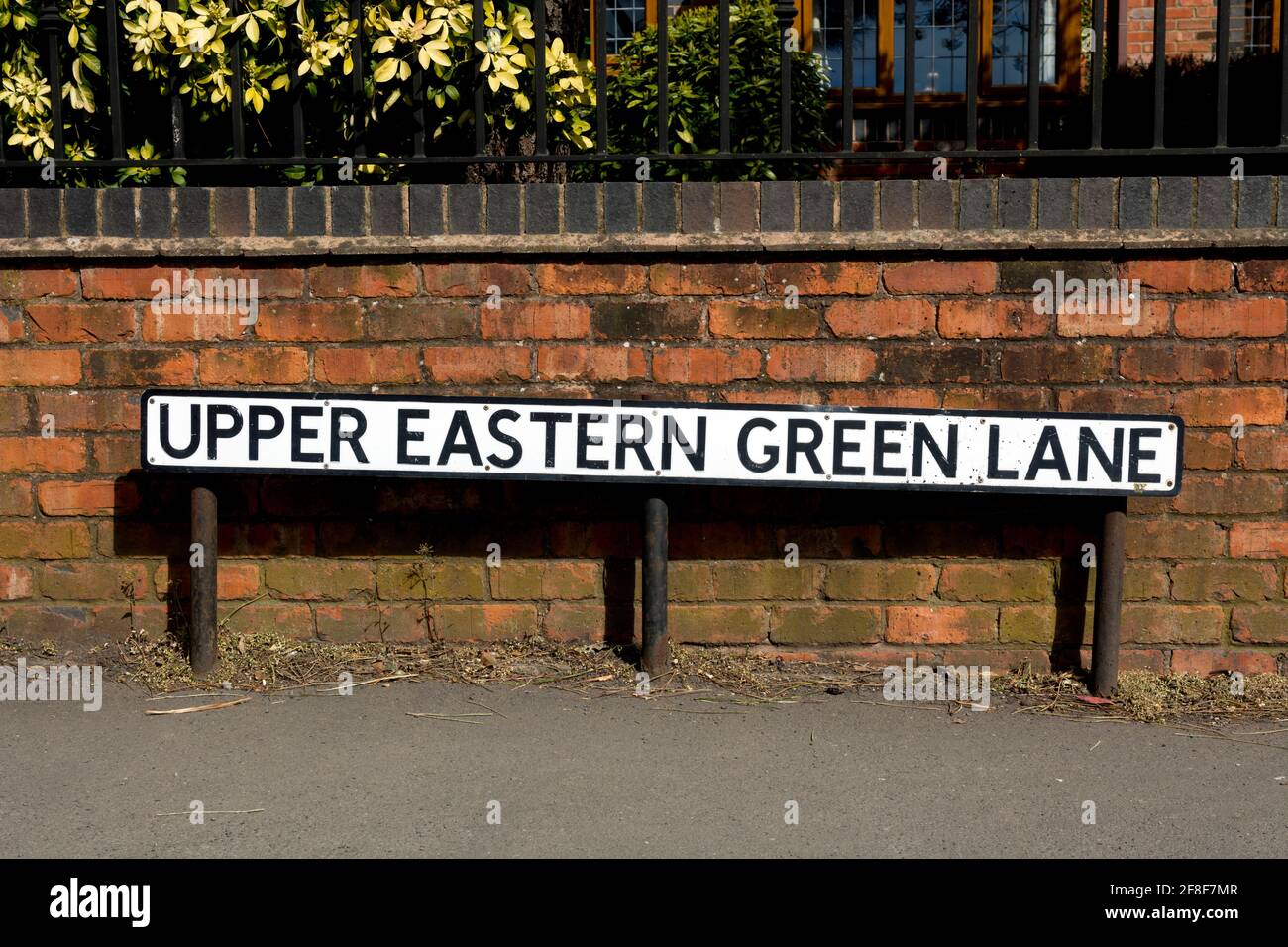 Upper Eastern Green Lane sign, Eastern Green, Coventry, West Midlands ...