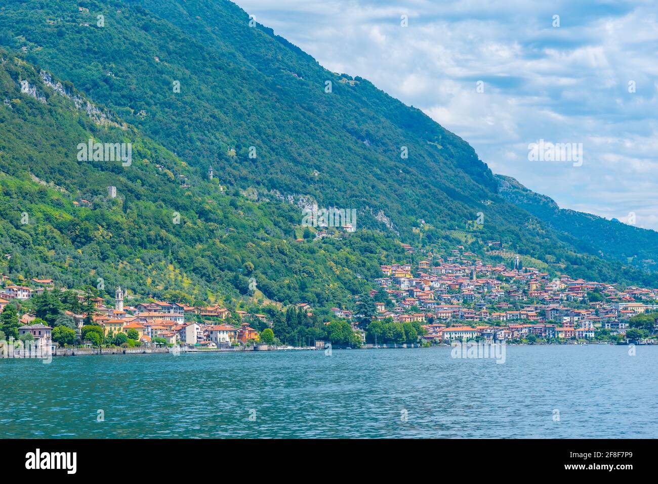 Sala Comacina village and lake Como in Italy Stock Photo - Alamy