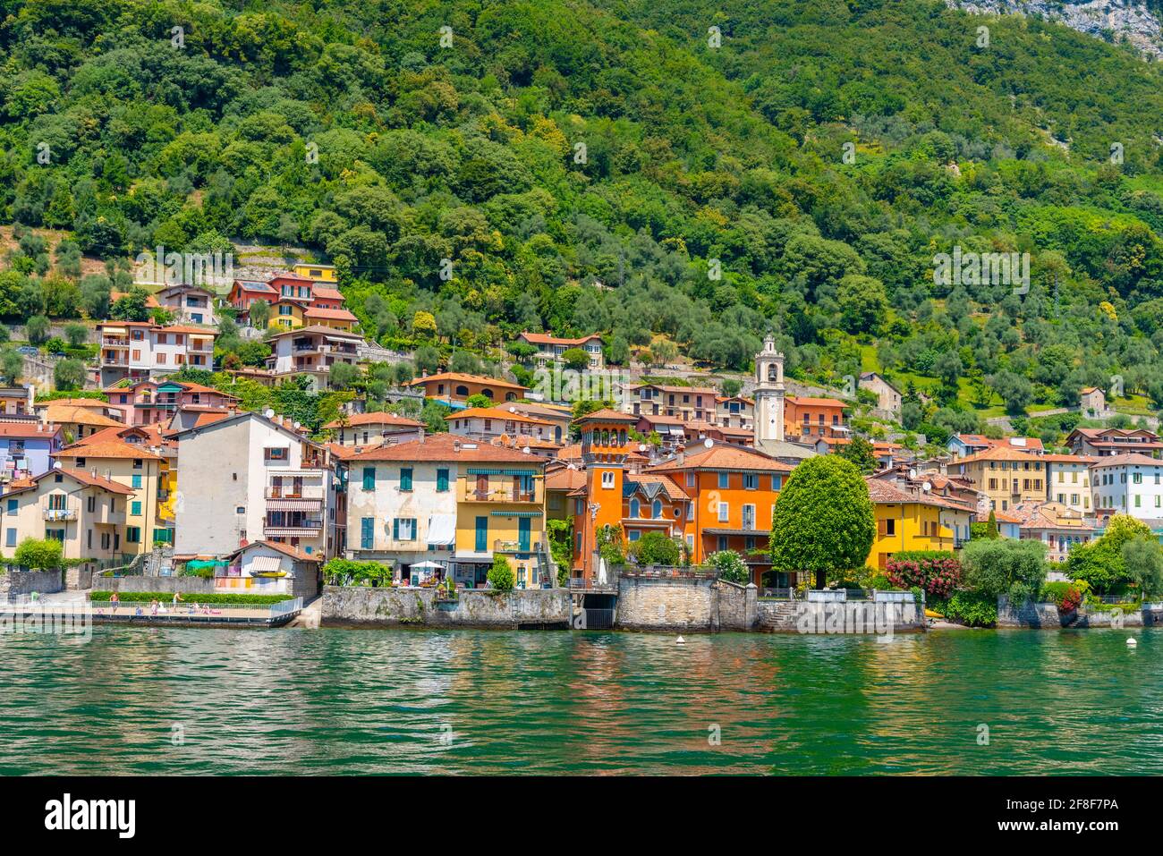Sala Comacina village and lake Como in Italy Stock Photo - Alamy