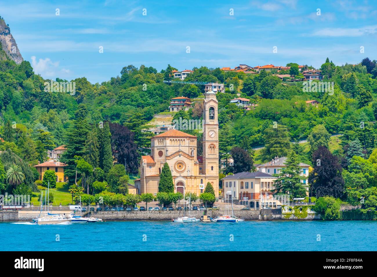 San Lorenzo church at Tremezzo, Italy Stock Photo - Alamy