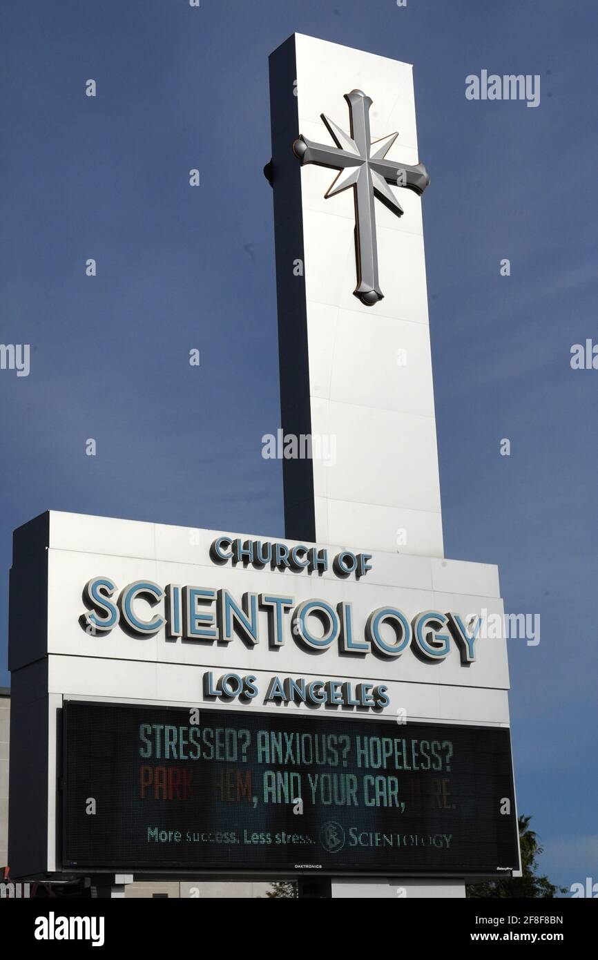 The Church of Scientology, Monday, April 5, 2021, in Los Angeles Stock ...