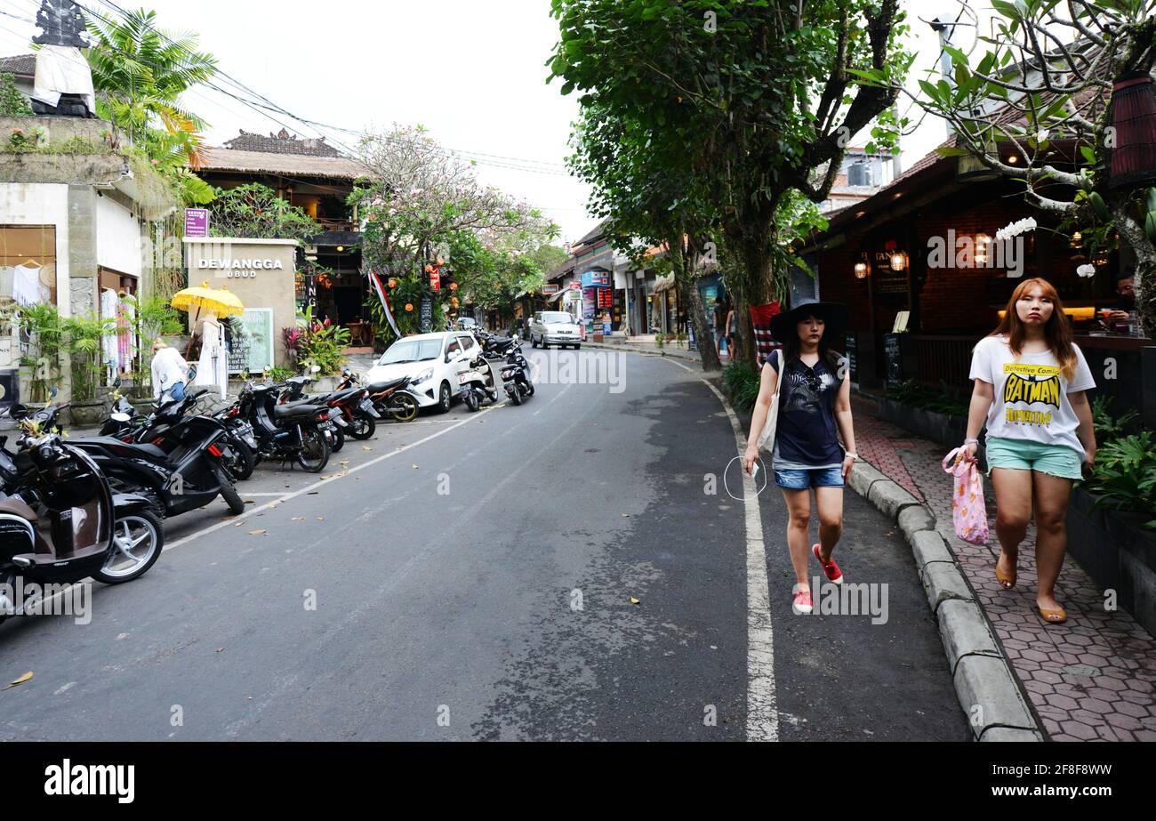 Tourist in Ubud, Bali, Indonesia Stock Photo - Alamy