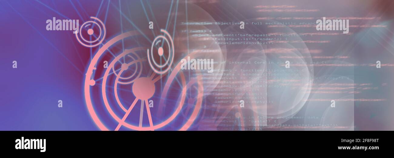 Computer Code And Network Of Connection Against Gradient Background Program Coding Concept 3320
