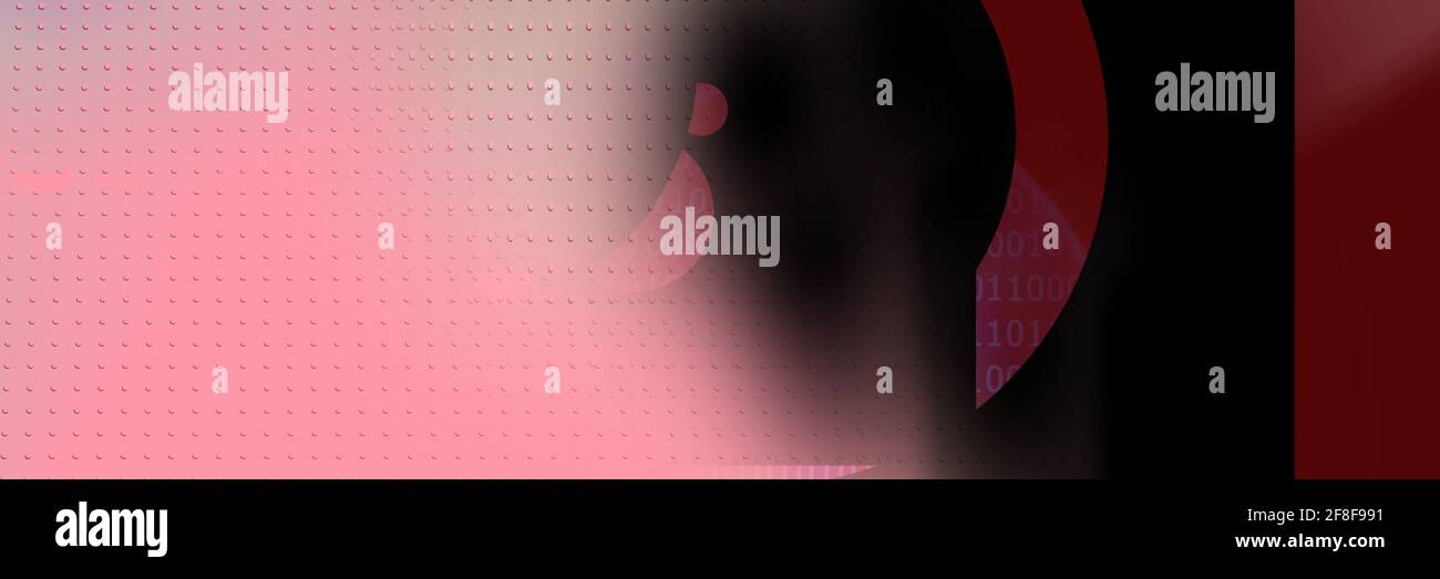 Computer Code And Metal Machine Surface Against Gradient Background Program Coding Concept