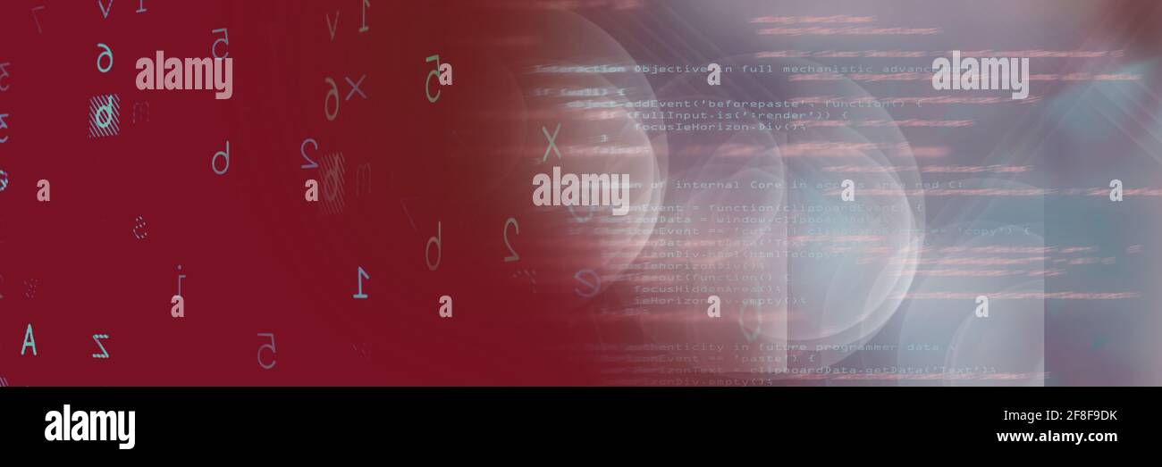 Two Computer Codes Processing Against Black And Gradient Background Program Coding Concept