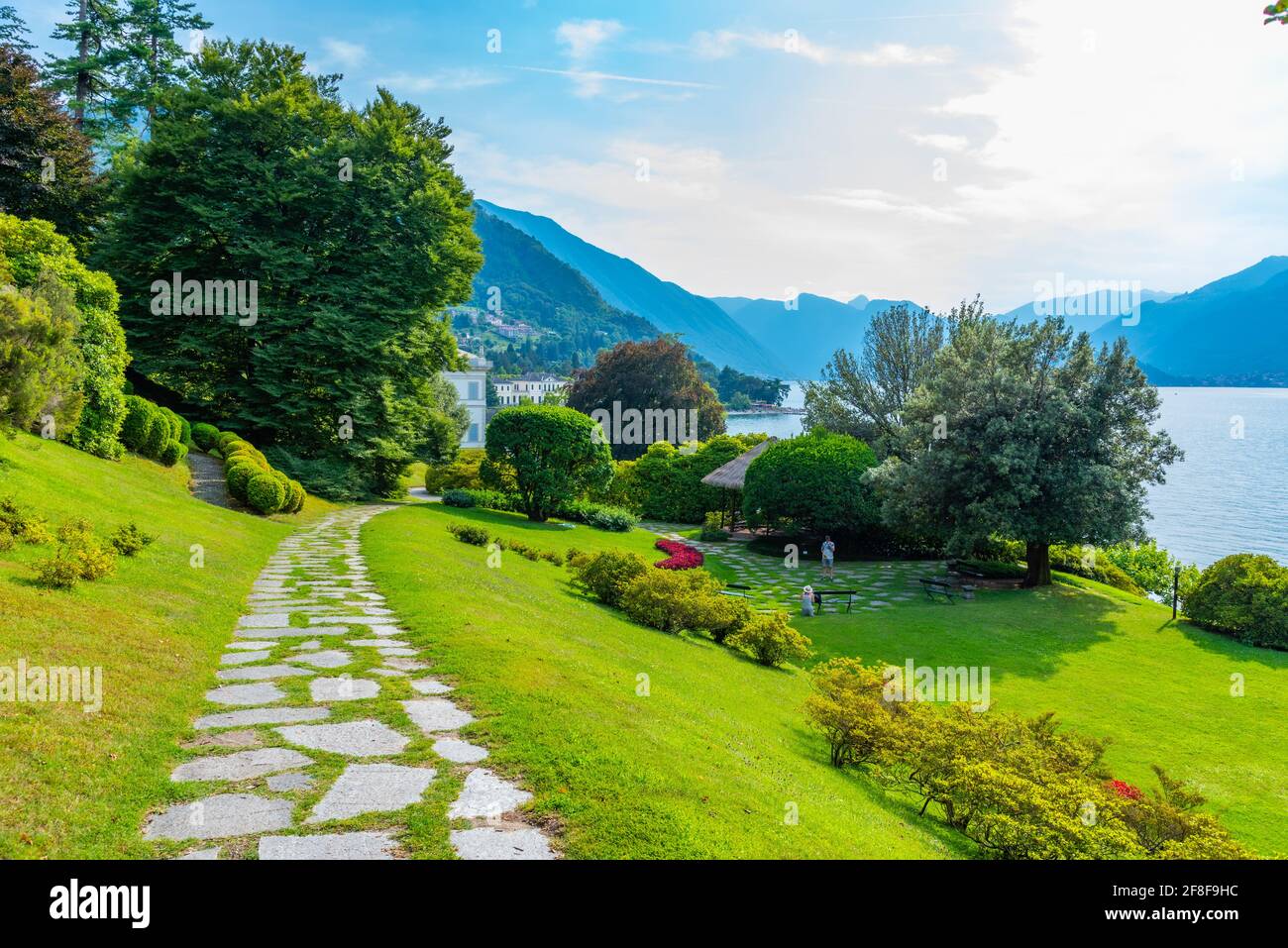 Botanical garden at Villa Melzi at Bellagio, Italy Stock Photo - Alamy