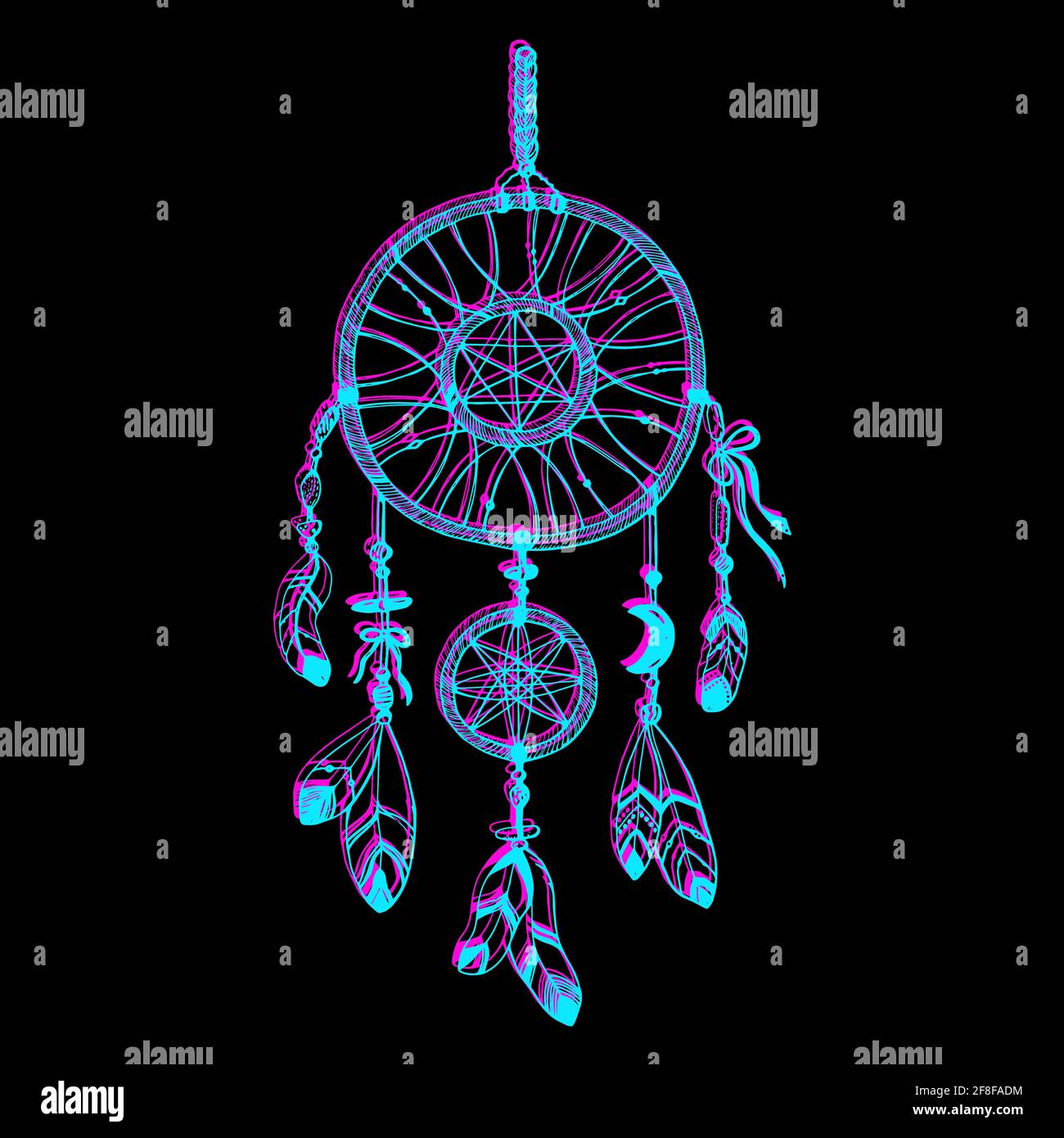 dream catcher vector Stock Vector Image & Art - Alamy