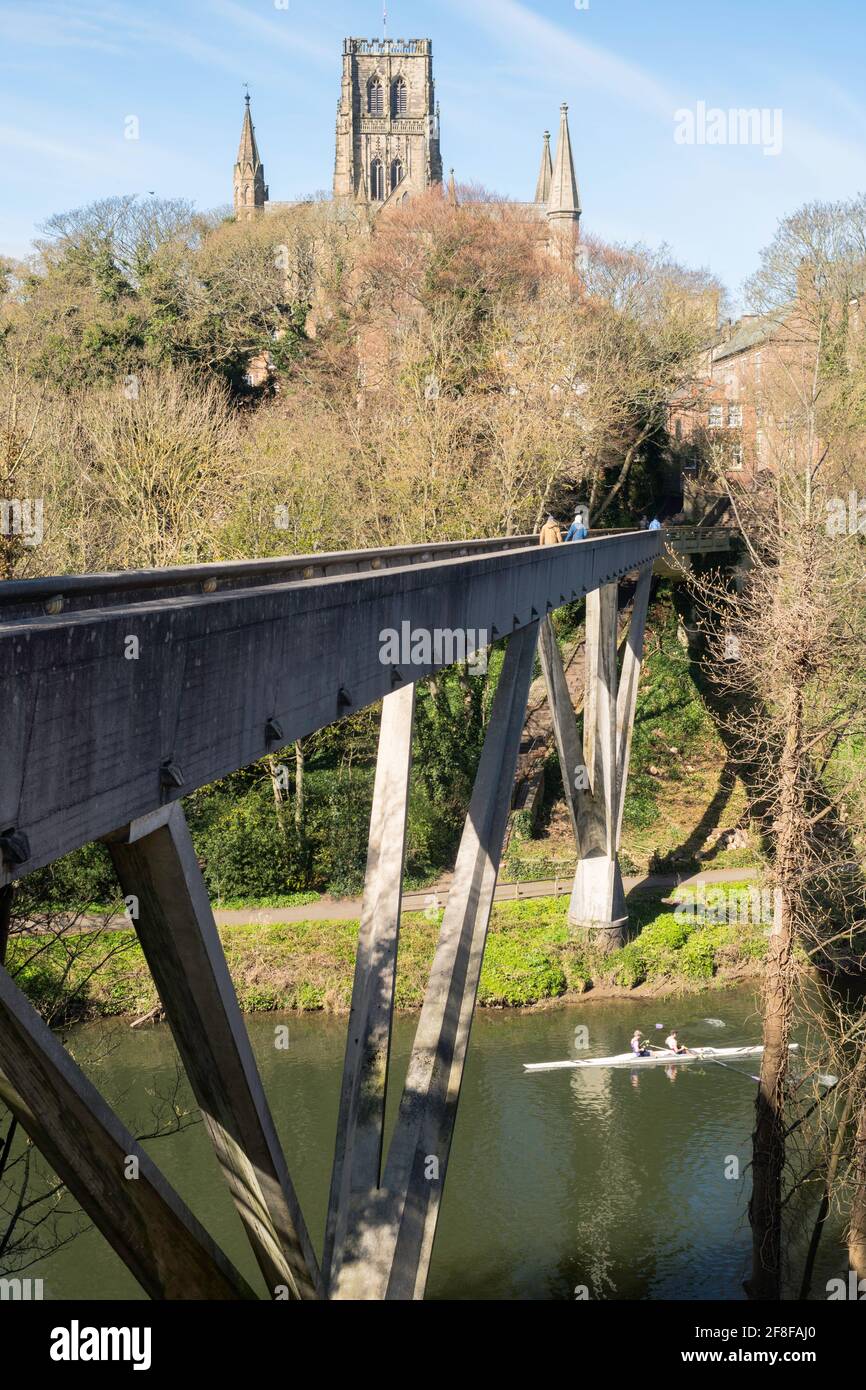Durham footbridge over river wear hi-res stock photography and images ...