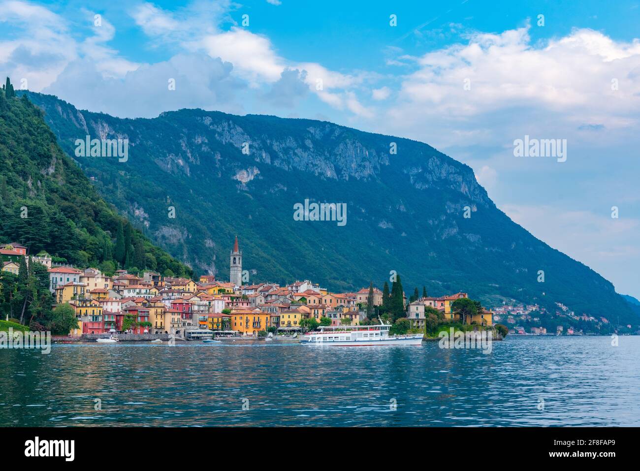 Varenna town situate at lake Como in Italy Stock Photo - Alamy