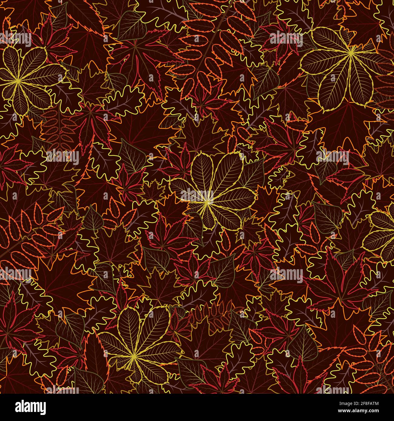 Beautiful chestnut bright red Stock Vector Images - Alamy