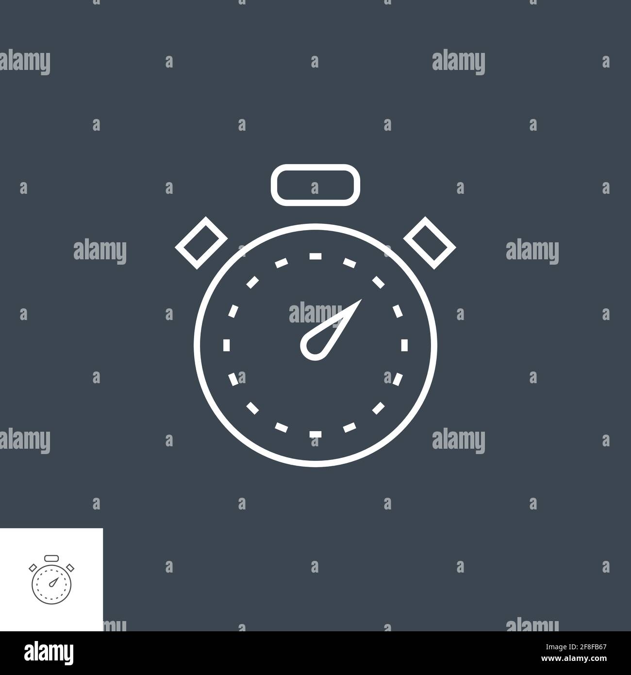 Stopwatch Line Icon Stock Vector Image & Art - Alamy