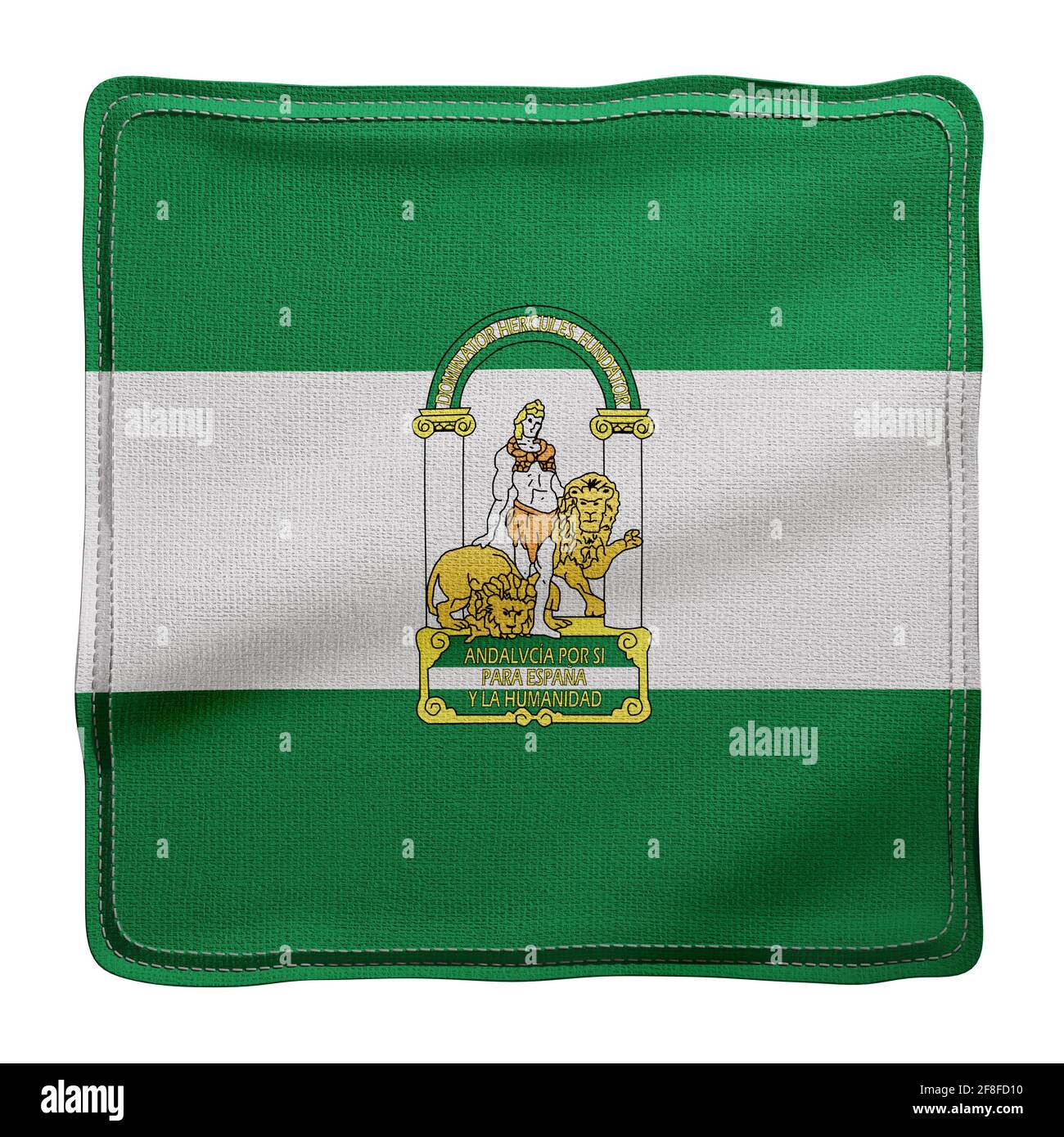 Flag of the region of andalusia Cut Out Stock Images & Pictures - Alamy