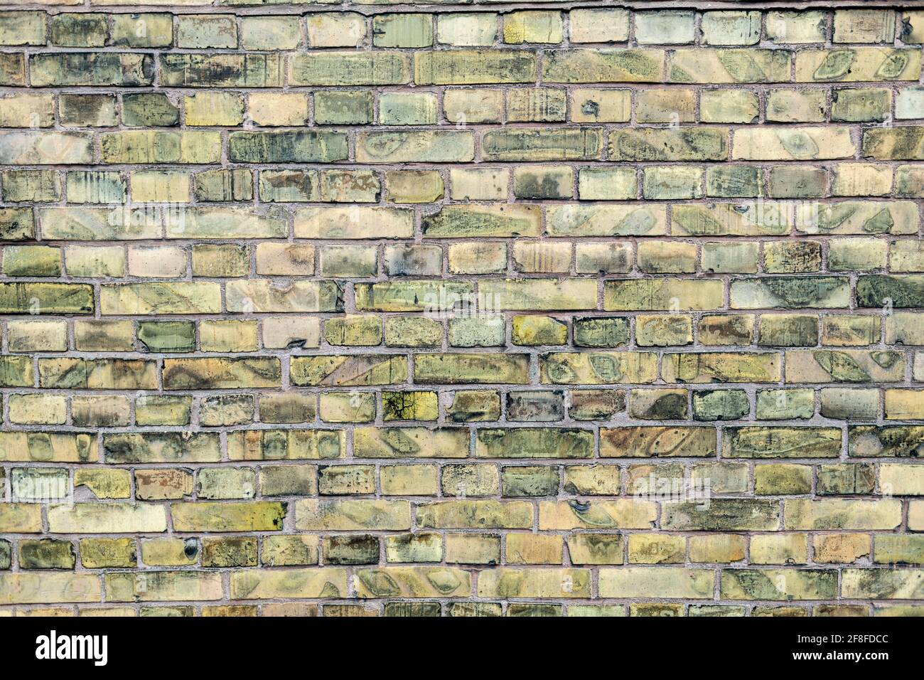 light green brick texture or background Stock Photo - Alamy