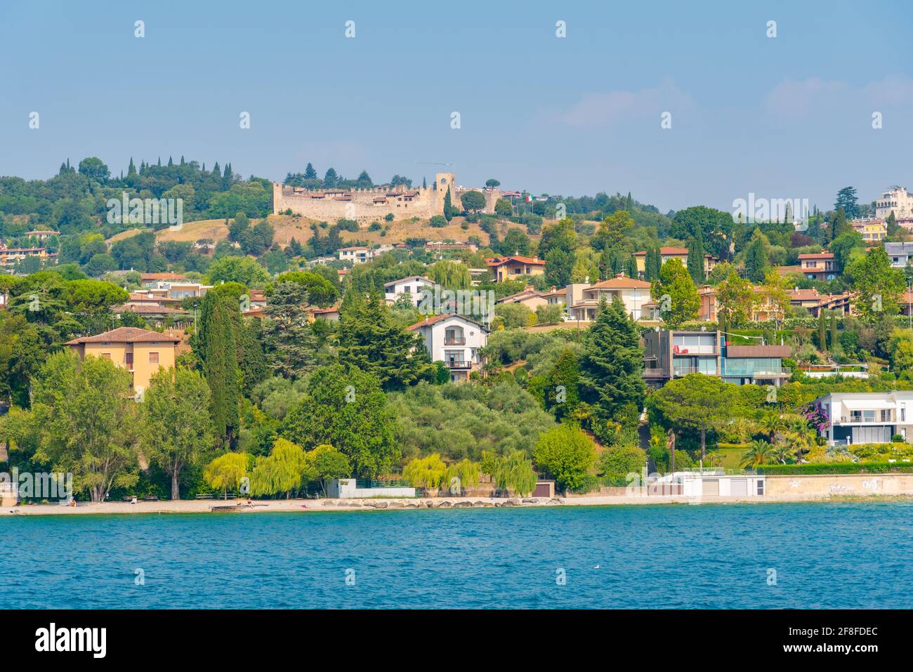 Padenghe sul Garda situated at Lago di Garda in Italy Stock Photo - Alamy