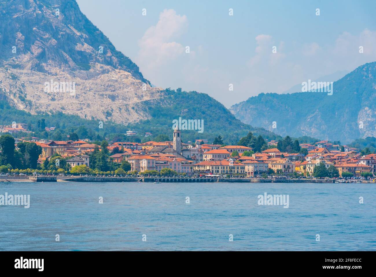 Cityscape of Baveno, Italy Stock Photo - Alamy