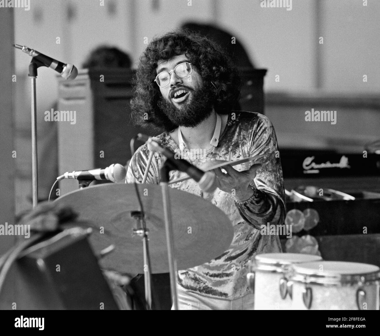 Alquin at Pinkpop popfestival, Geleen, 1973 (Photo Gijsbert Hanekroot ...