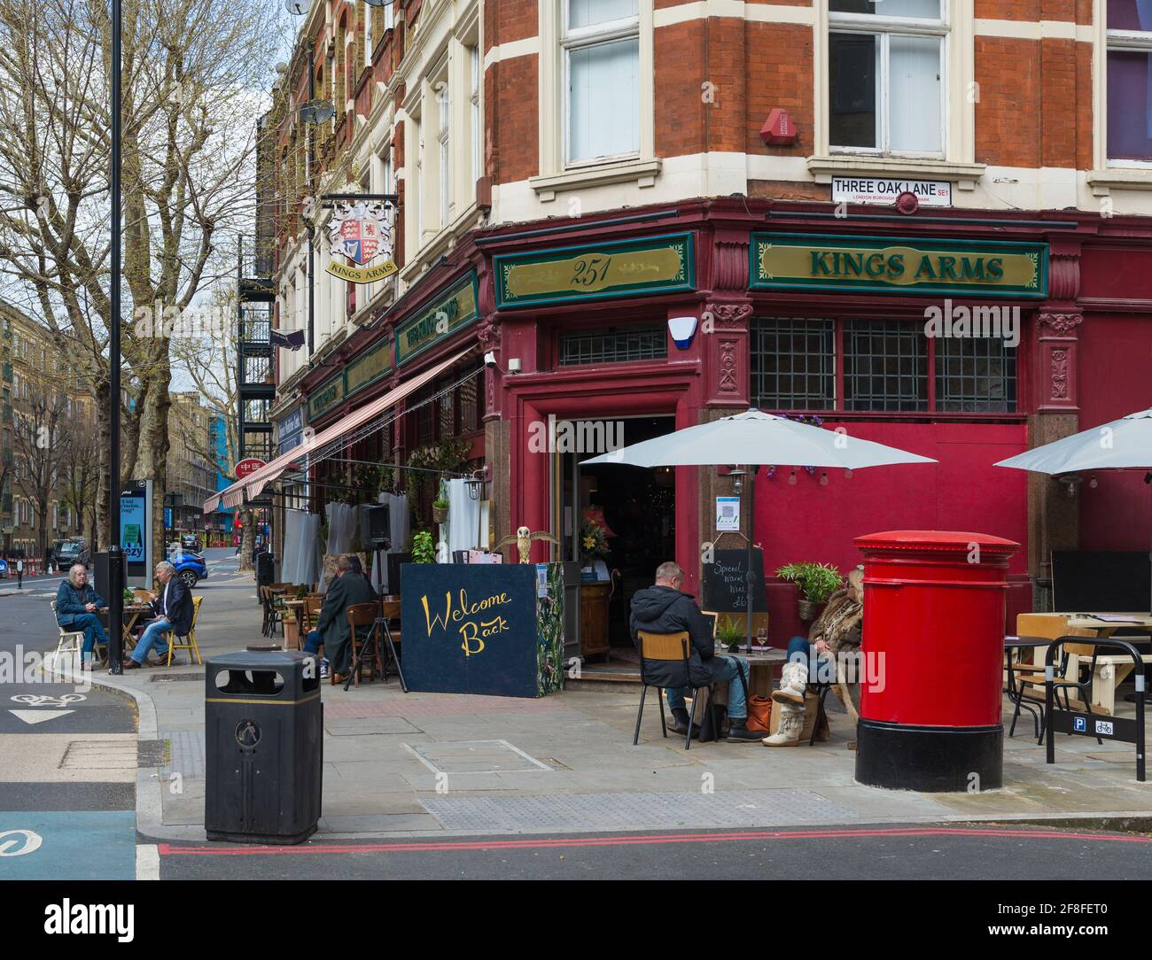 Following easing of Covid 19 lockdown, people relaxing and enjoying a ...