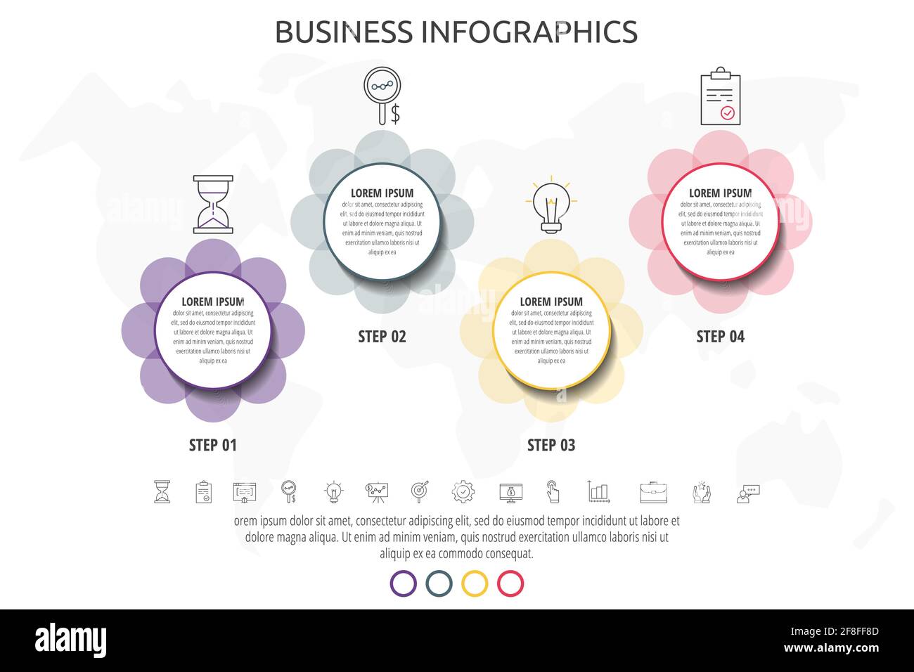 Four part layout Cut Out Stock Images & Pictures - Alamy