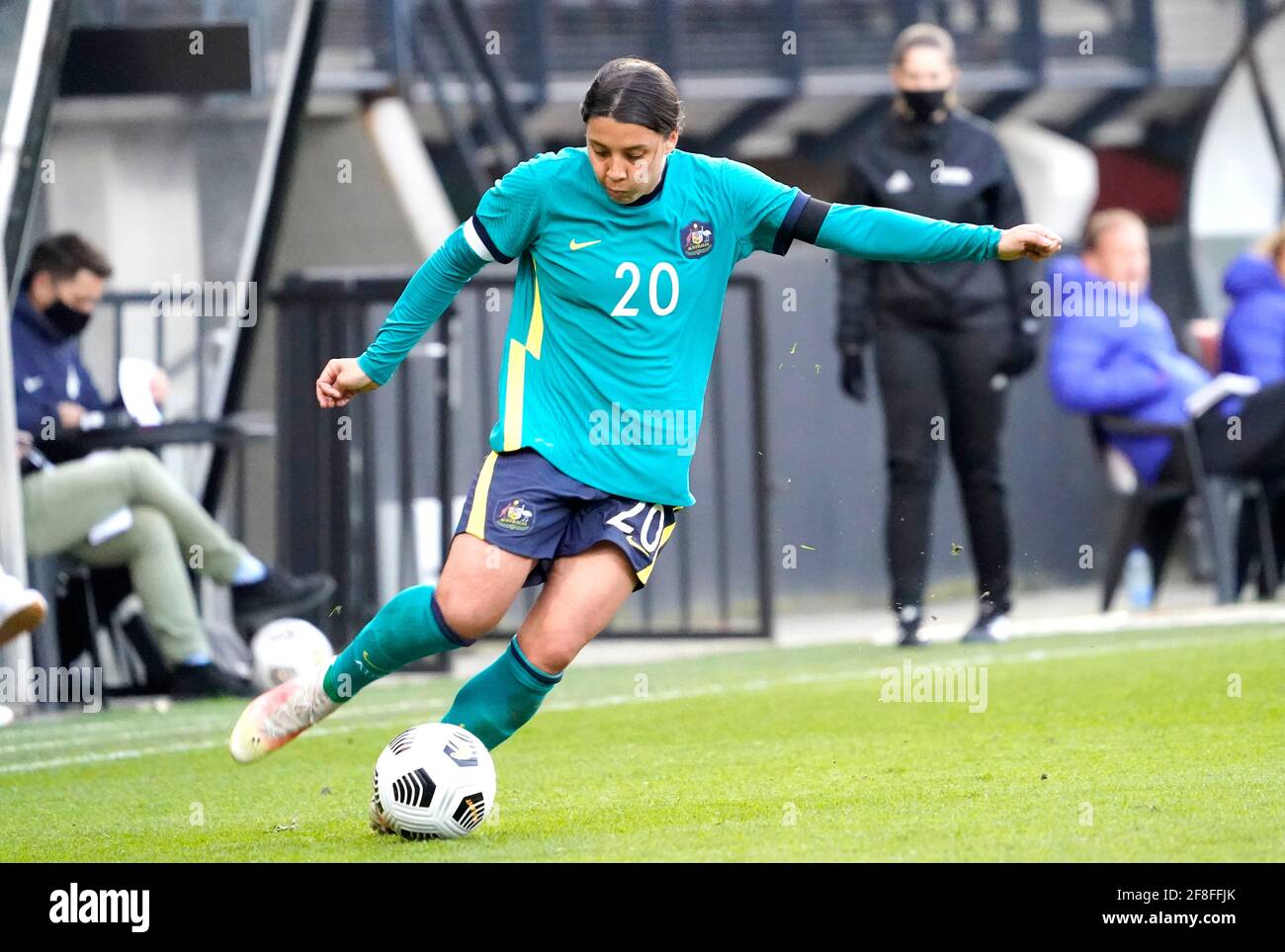 Sam Kerr (AUS) during friendly match between Netherlands and Australia ...