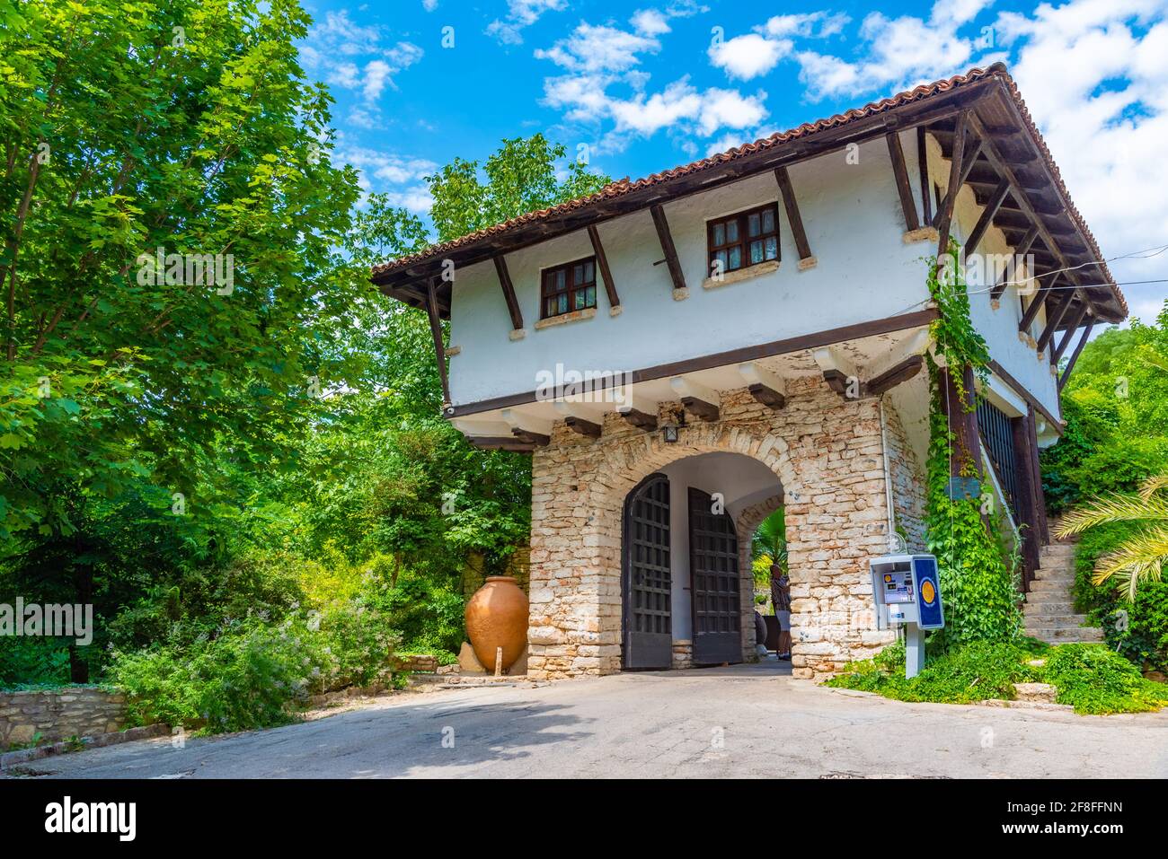 Palace of Queen Maria in Bulgarian city Balchik Stock Photo - Alamy
