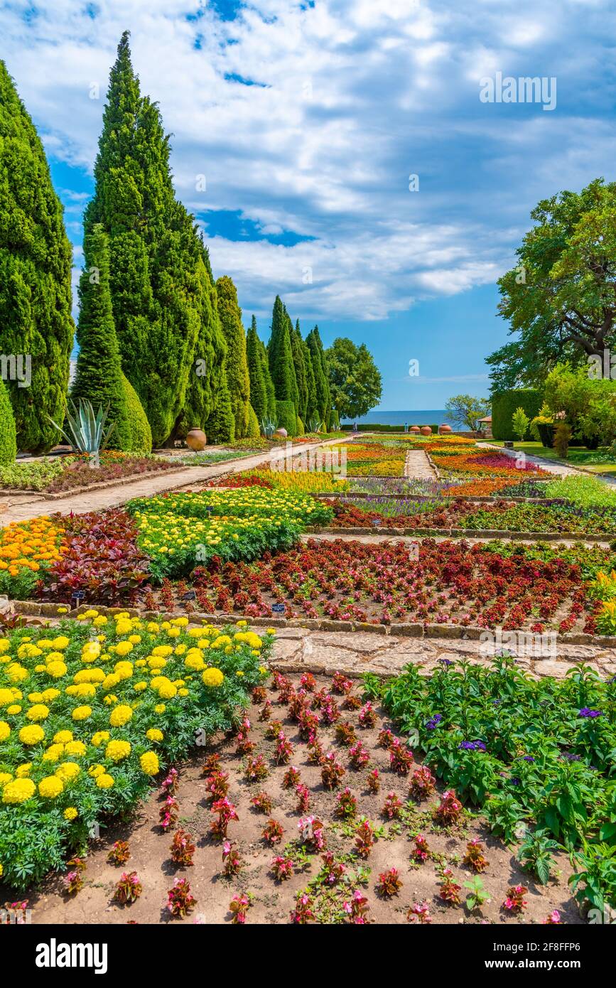 Botanical garden of Balchik palace in Bulgaria Stock Photo - Alamy
