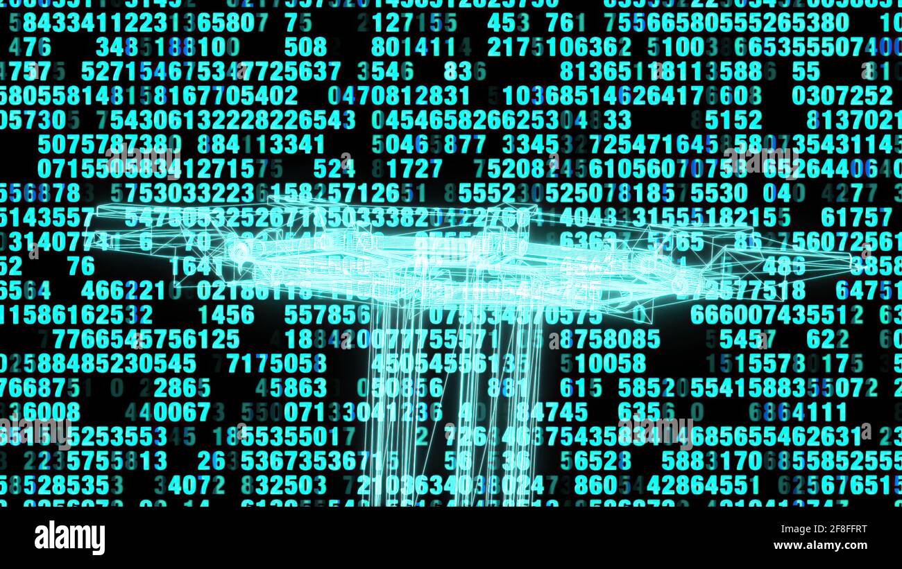 Technology Interface Computer Data Digital Screen Stock Photo - Alamy