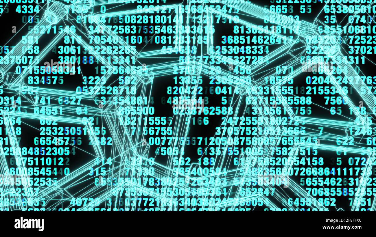 Technology Interface Computer Data Digital Screen Stock Photo - Alamy