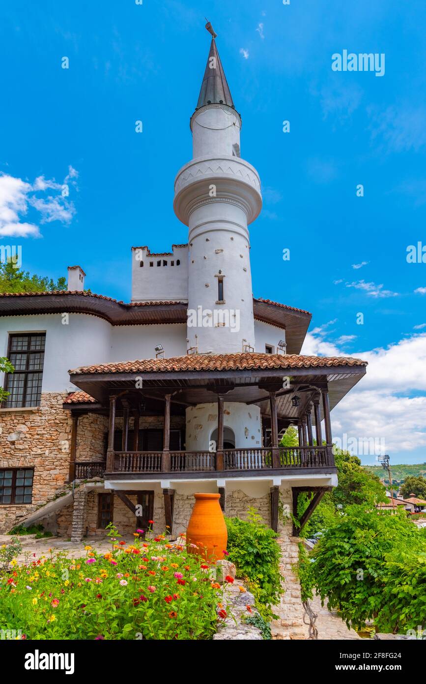 Palace of Queen Maria in Bulgarian city Balchik Stock Photo - Alamy