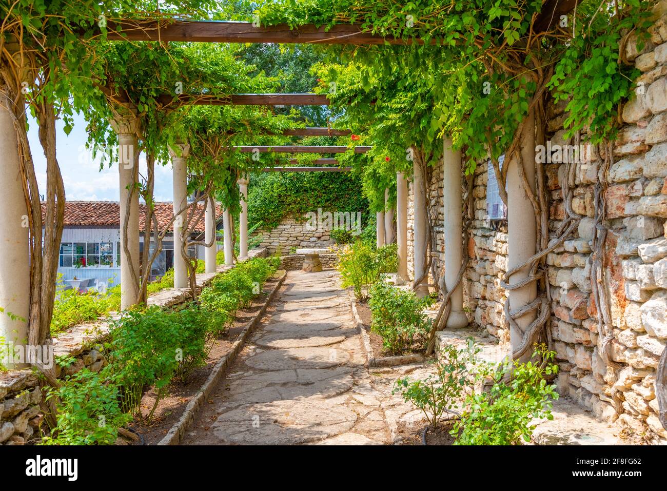 Botanical garden of Balchik palace in Bulgaria Stock Photo - Alamy